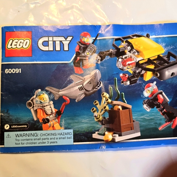 Lego | Toys | Lego City 609 Underwater Exploration Set Multicolor Book ...